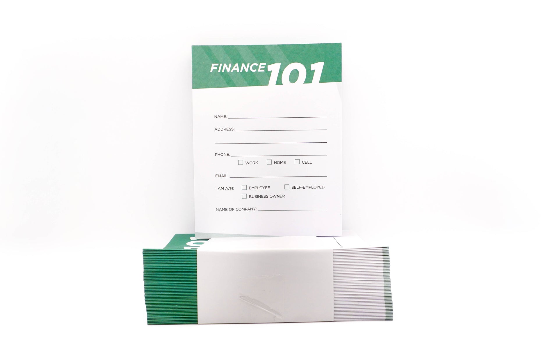 Finance 101 Survey Card 2nd Ed. (50 Pack) – WSB Shop